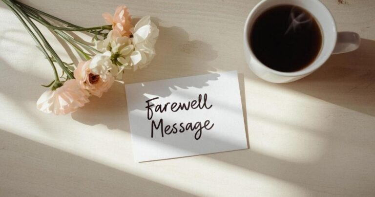 100+ Farewell Message to Help You Say Goodbye Gracefully - Msgthoughts