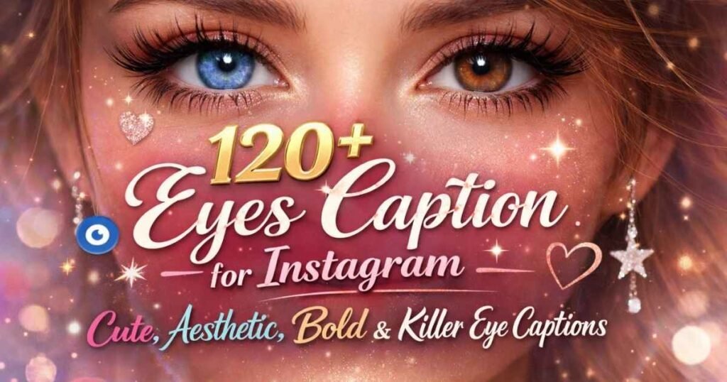 Eyes Captions for Instagram: 300+ Cute, Aesthetic, Killing and Bold Eye ...