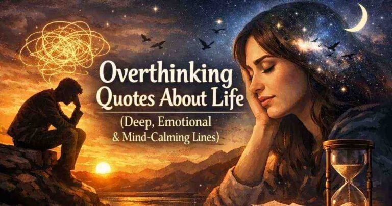 120+ Overthinking Quotes About Life (Deep, Emotional & Mind-Calming ...
